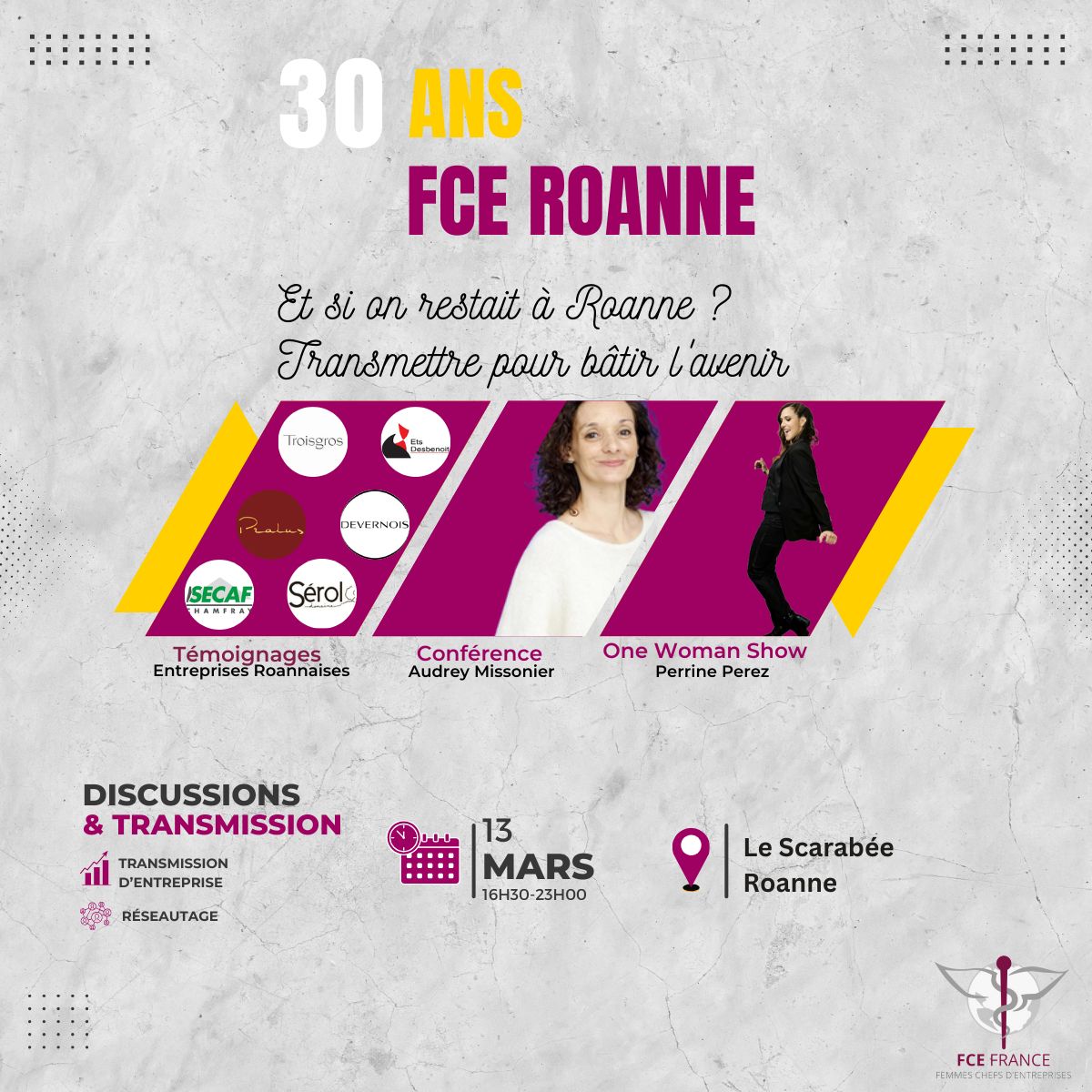 30 ans FCE ROANNE | Le Scarabée